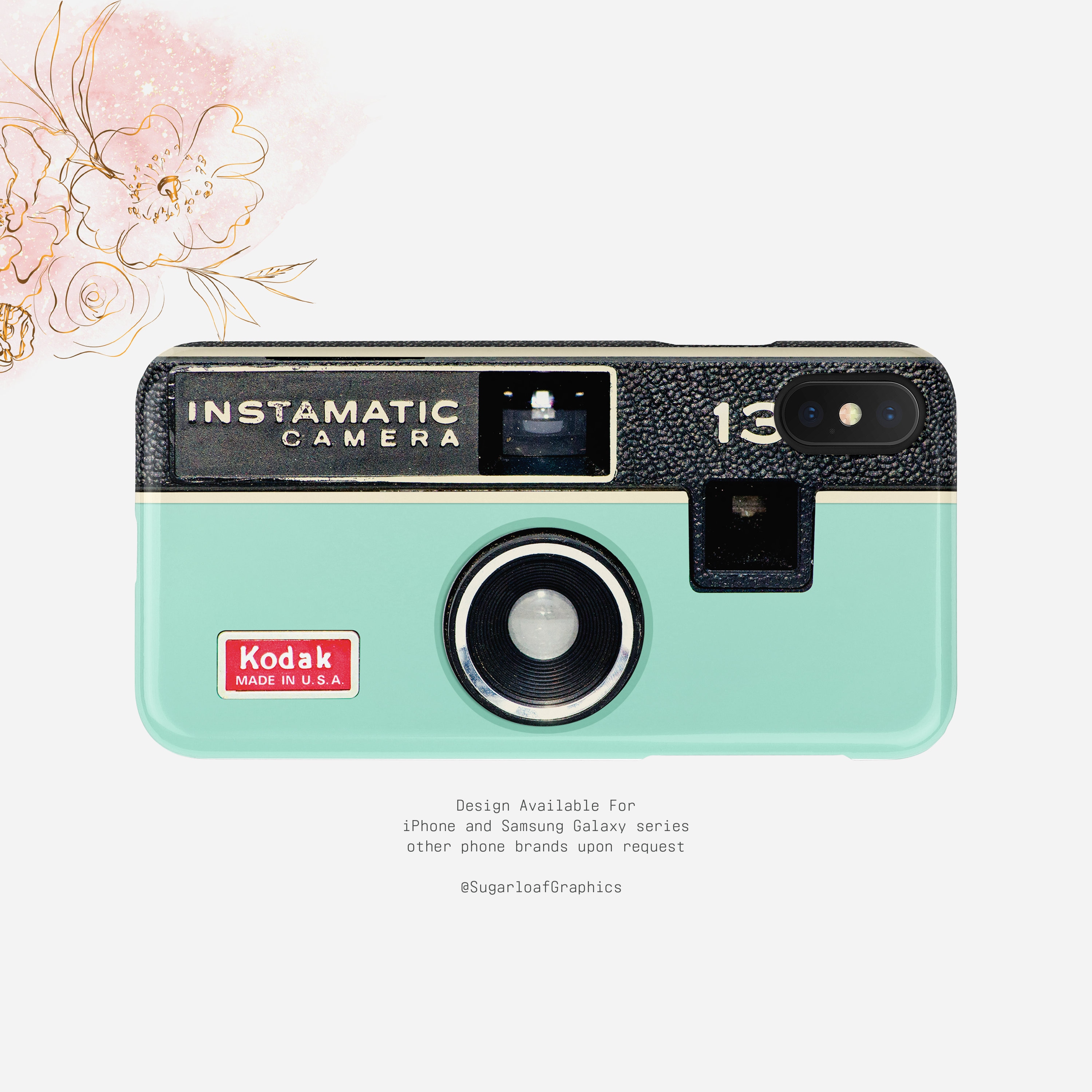 Mint Instamatic Camera Phone Case Photography iPhone Case iPhone X Case ...