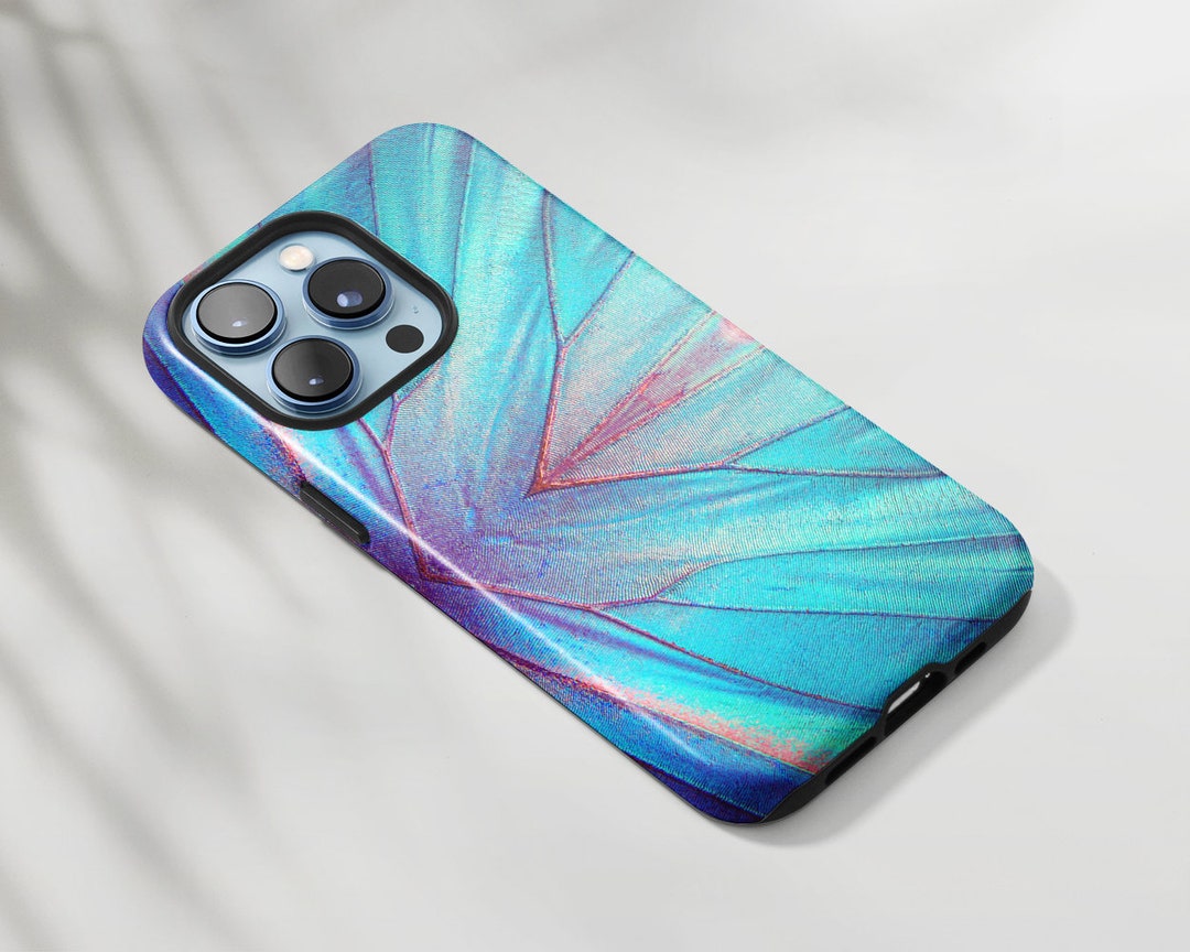 Butterfly Phone Case - Iridescent Blue Morpho Design for Multiple ...