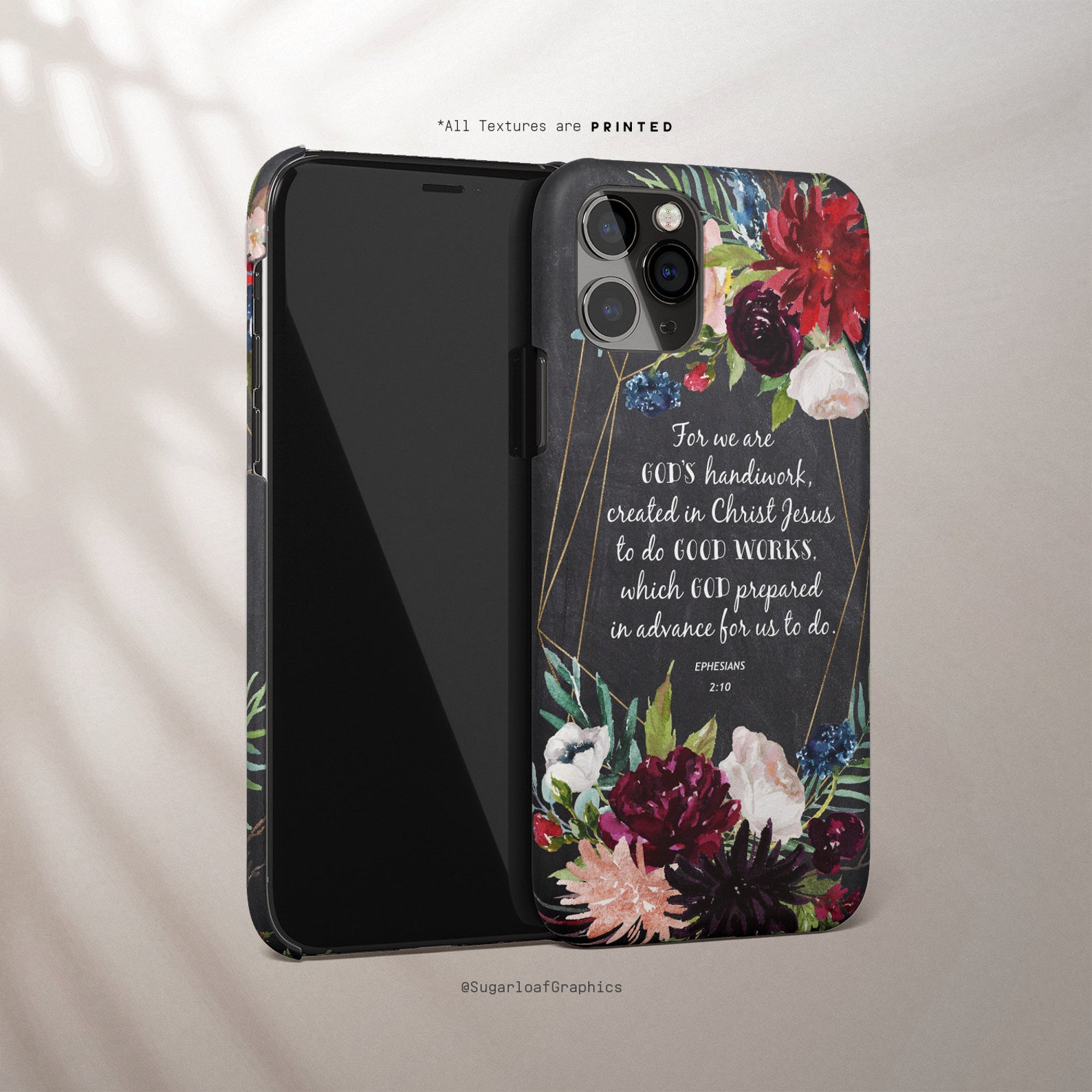 Ephesians 2:10 for We Are Gods Handiwork Bible Verse Phone - Etsy