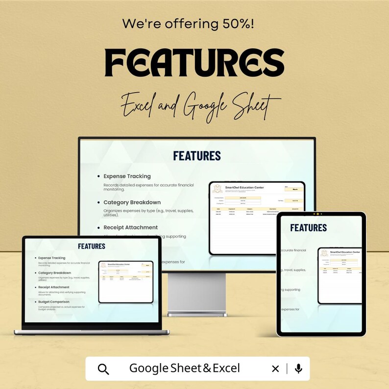 Proforma Expense Report Sheet | Excel and Google Sheets | Track ...