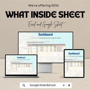 Daily Timeline Template - Excel & Google Sheets, Hourly Planner, Task ...