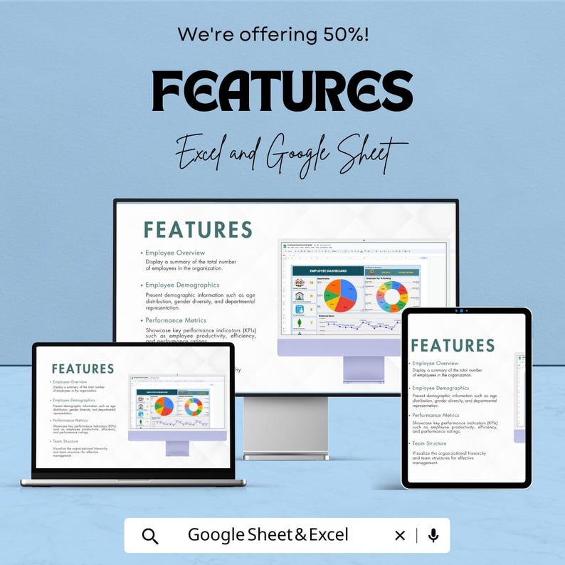 Employee Dashboard Template - Google Sheet | Employee Performance ...
