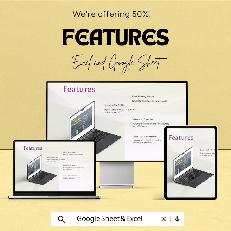 CEO Dashboard Excel and Google Sheet Template | Financial and Business ...
