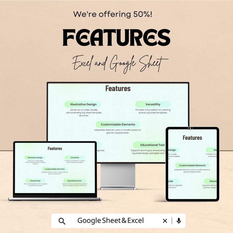 Sample Log Sheet | Excel and Google Sheets Template | Track Visits & Activities | Customizable ...