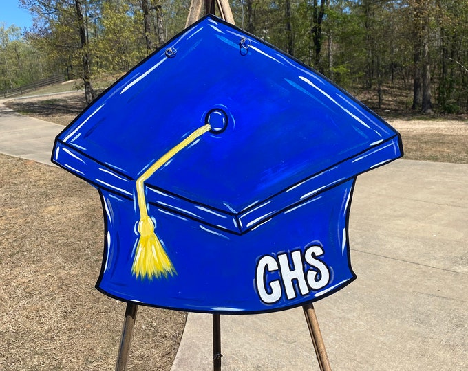 Graduation Door Sign, Graduation Decor, Graduation Hat - Etsy