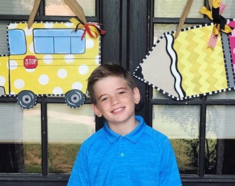 Pencil Door Hanger Back to School Door Hanger | Etsy