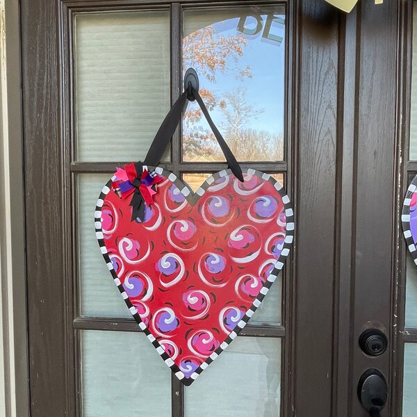 Heart Door Hanger - Etsy