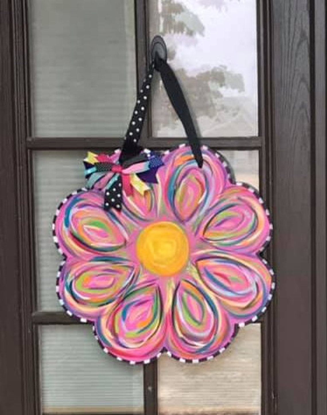 Flower Door Hanger - Etsy