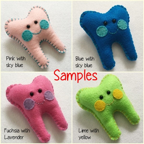 Custom Colors Tooth Fairy Pillow Your Choice of Colors | Etsy