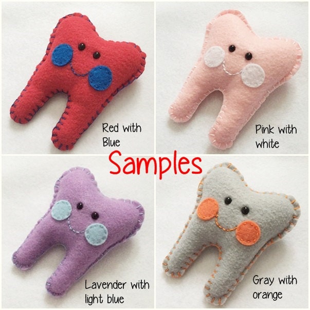 Custom Colors Tooth Fairy Pillow Your Choice of Colors | Etsy