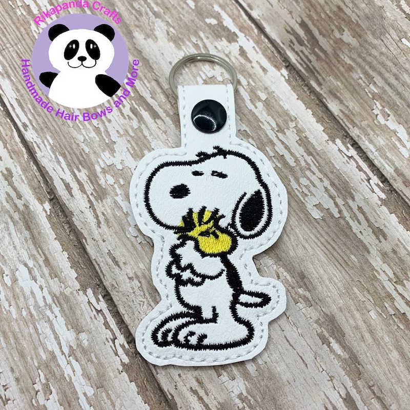 Snoopy Key Ring Charm - Etsy