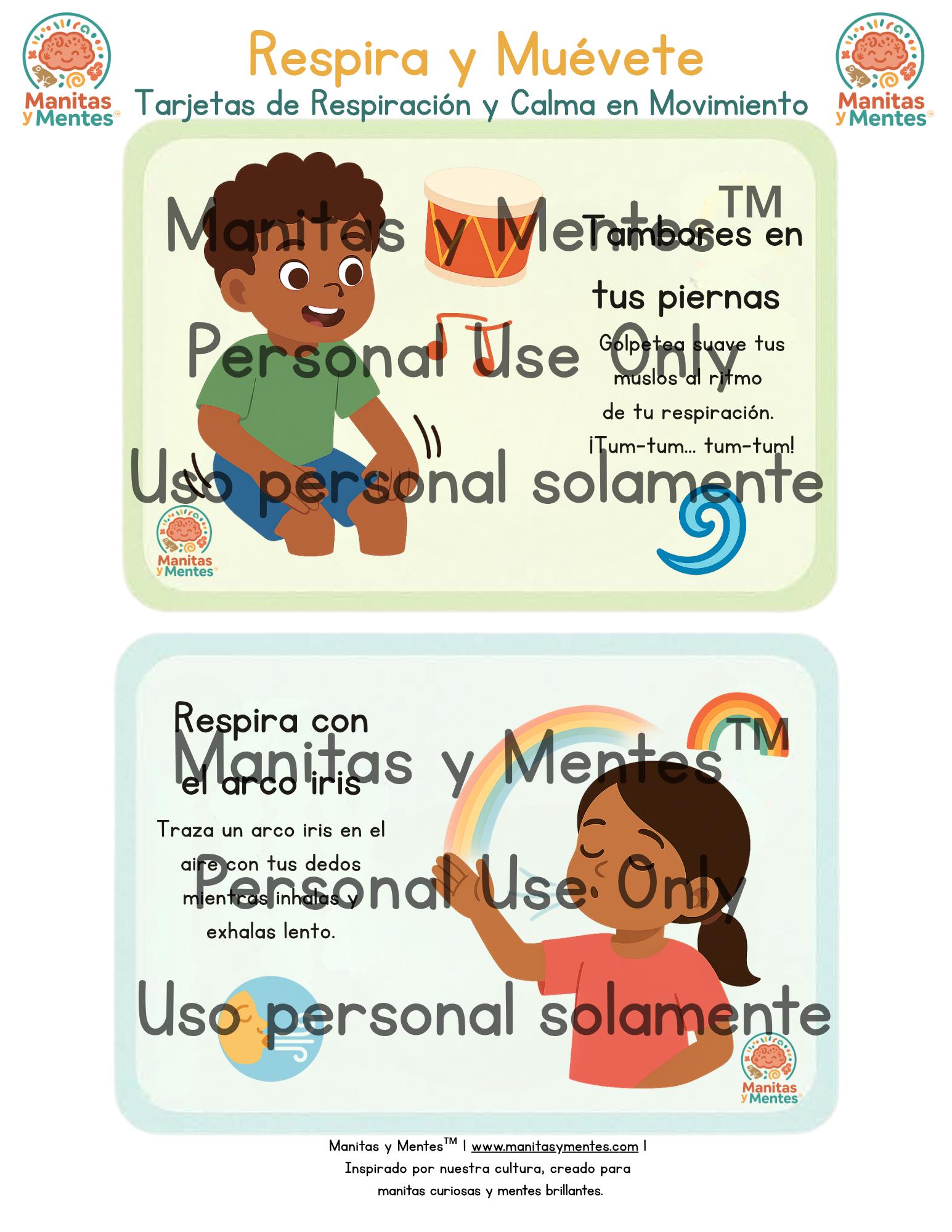 Respira Y Muévete – Breathe & Move Cards - Etsy
