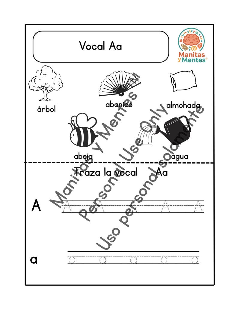Aprendemos Las Vocales!- Vowels Workbook - Etsy