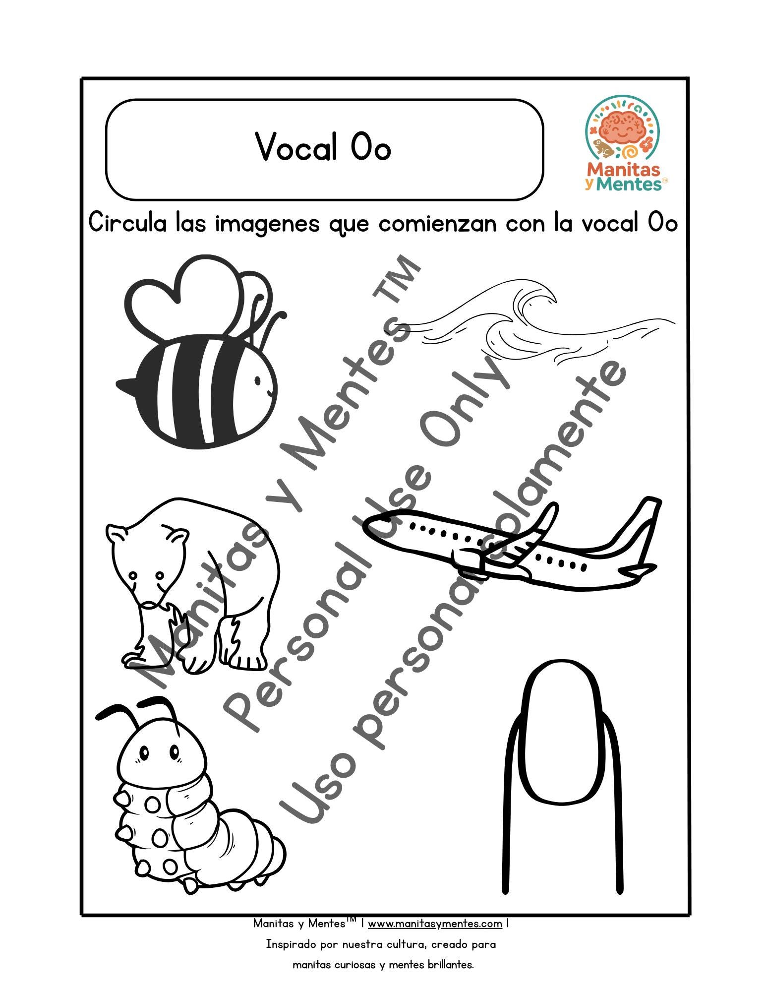 Aprendemos Las Vocales!- Vowels Workbook - Etsy
