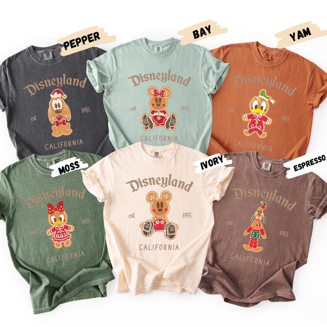 Mickey Minnie Gingerbread Bakery Shirt, Christmas Cookie T-shirt ...