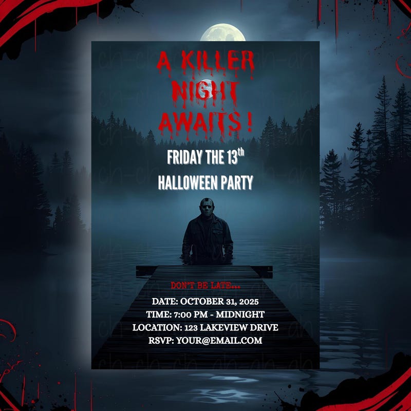 Friday Party Invitation - Etsy