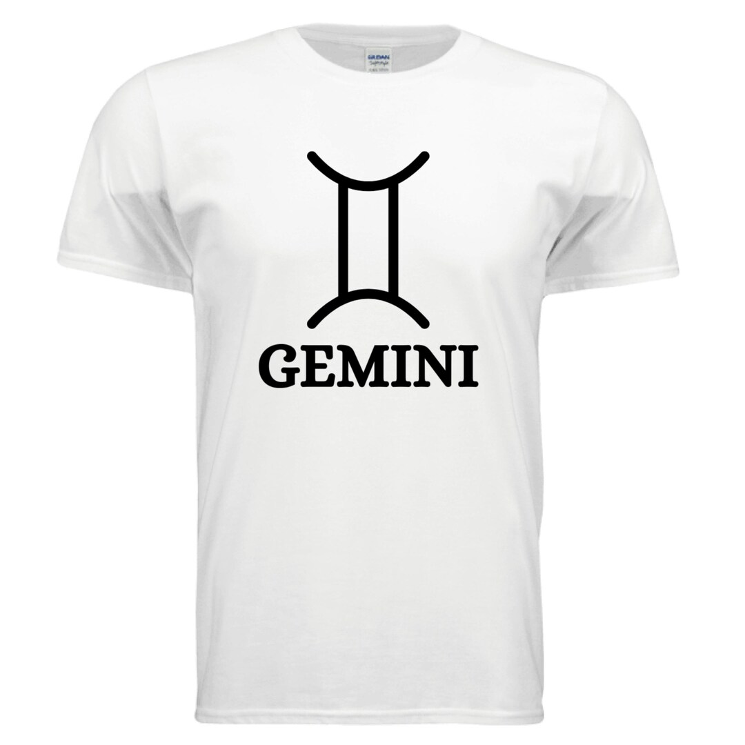 Gemini Zodiac Symbol Short Sleeve T-shirt | Unisex Astrology Apparel - Etsy