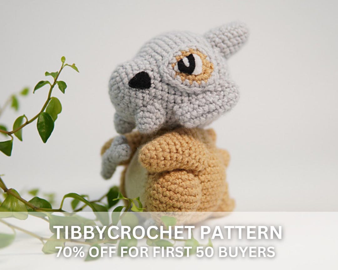 Pokemon Tibby Pattern Cubone Amigurumi Pattern. PDF Crochet Pokémon ...