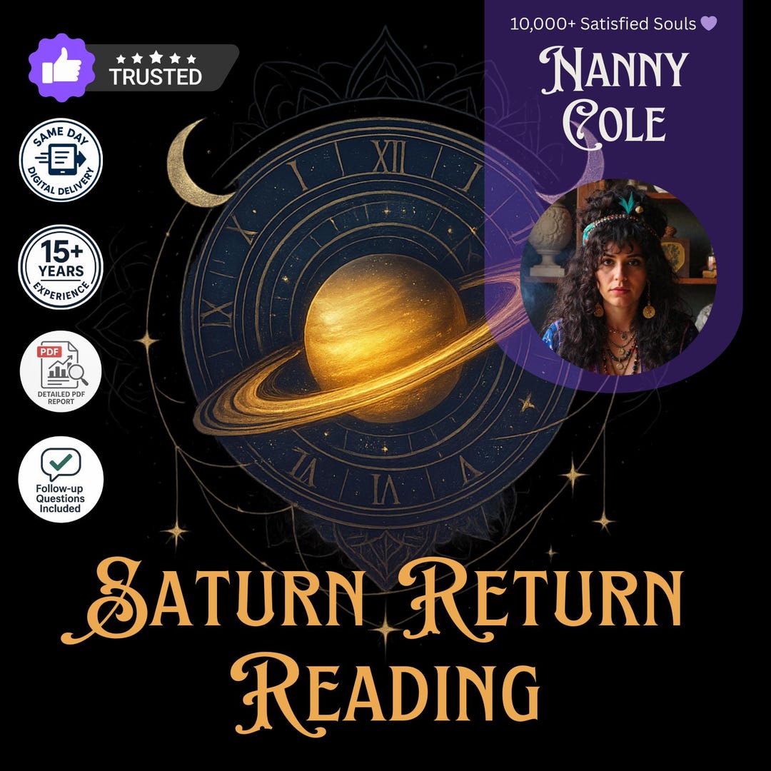 Saturn Return Reading: Personalized Astrology Guidance (PDF Report) - Etsy