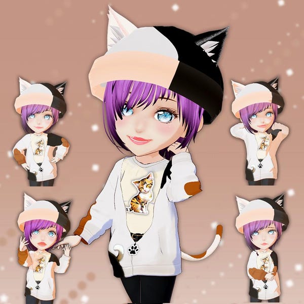 Cat Vrchat Avatar - Etsy