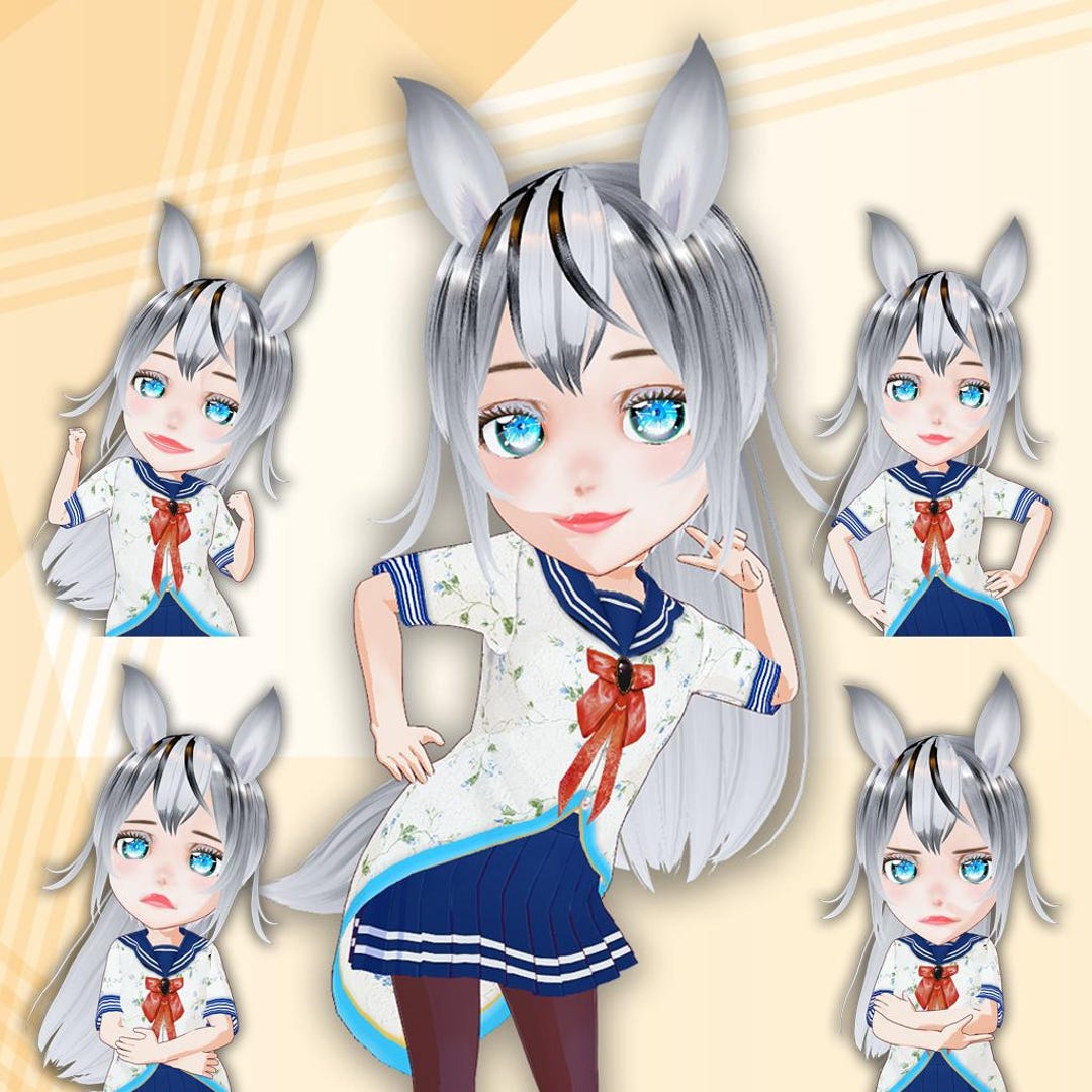 4 Types of VRM Avatar & Pngtuber Png Files - Etsy Australia
