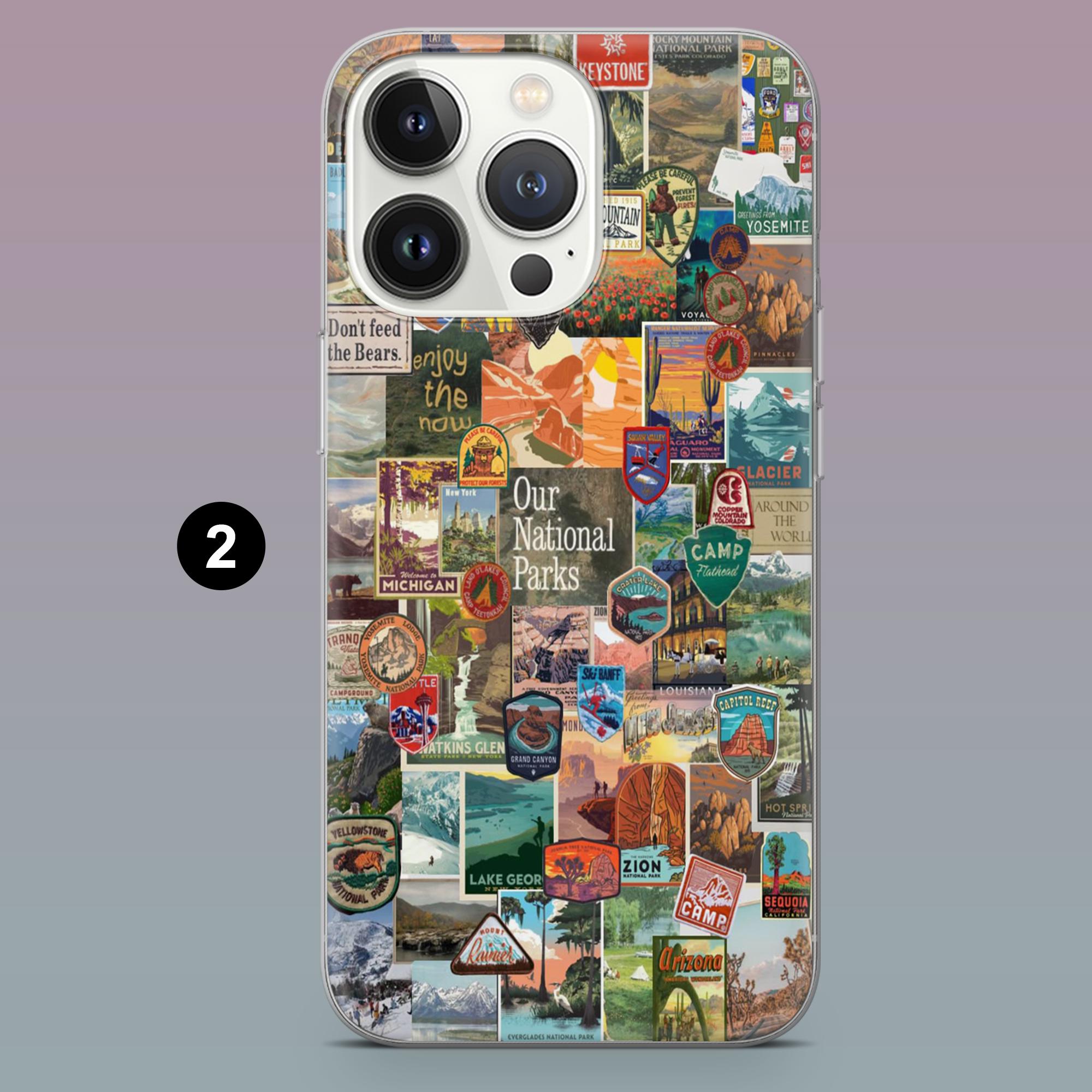 National Park Phone Case Camping Nature Hiking Cover for iPhone 16,15 ...
