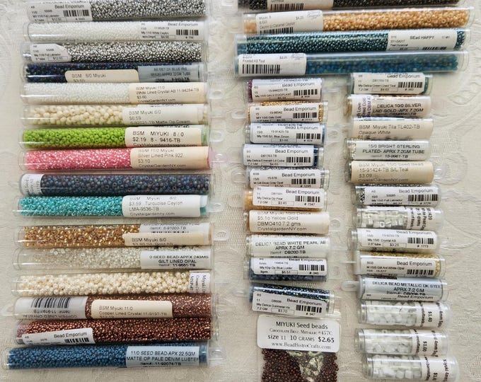 Destash Mixed Myuki Bead Lot #13 - Etsy