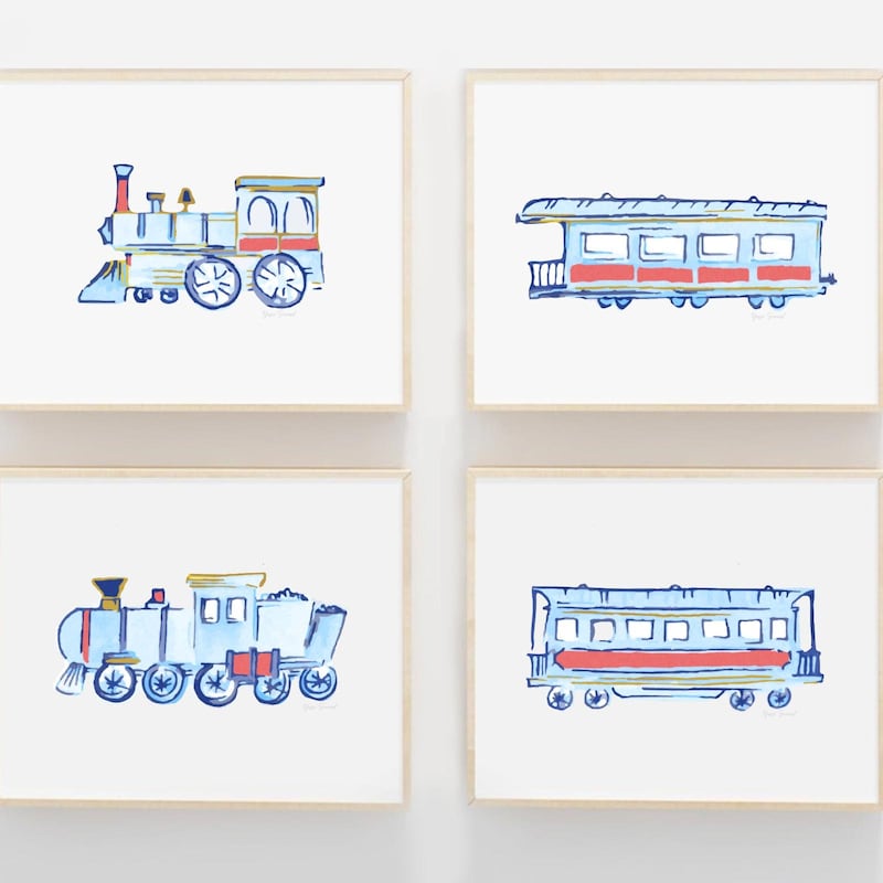 Train Nursery - Etsy