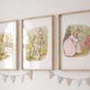 PETER RABBIT Wall Art Pink Peter Rabbit Prints Vintage Girl Nursery ...