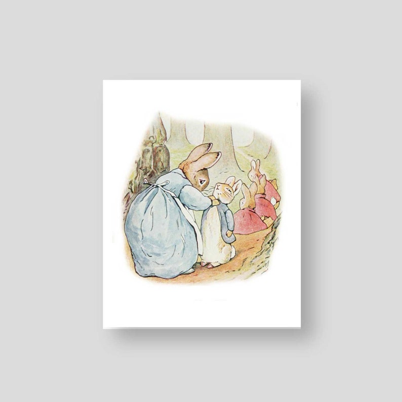 Peter Rabbit Nursery Decor Beatrix Potter Art Prints or CANVAS - Etsy