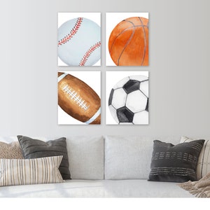 Toddler Room Decor, Sports Posters, Boy Sports Theme Room Decor, Boys ...