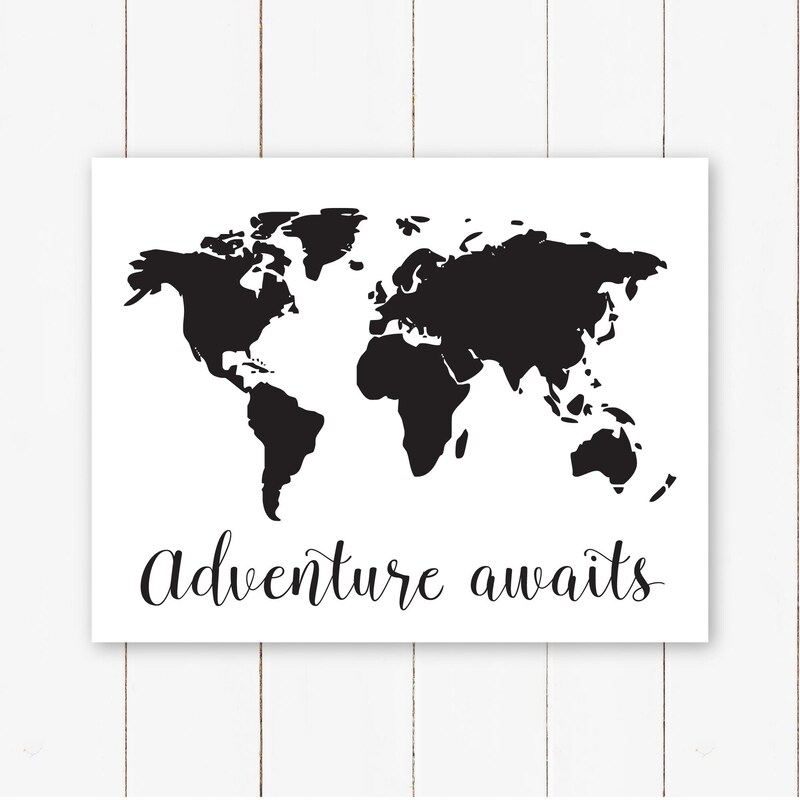 Adventure Awaits Wall Art - Etsy