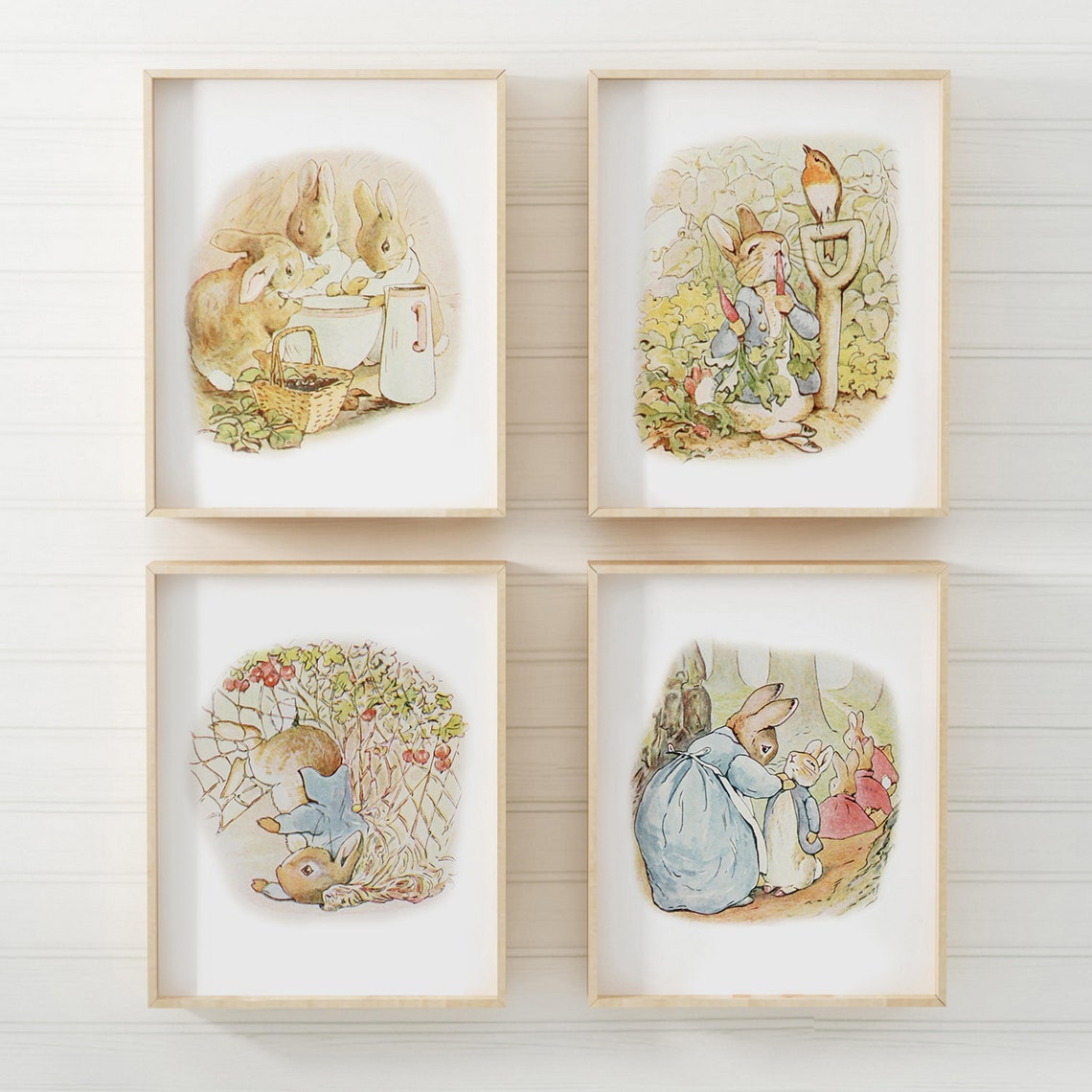 PETER RABBIT Wall Art Peter Rabbit Prints Vintage Boy Nursery Decor ...