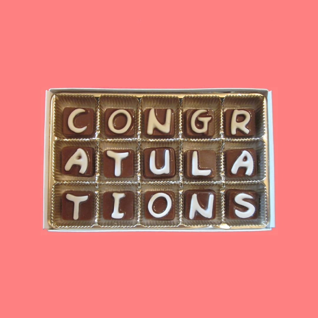 Congratulations Gift for Men Graduation Gift for Him Chocolate Congrats ...