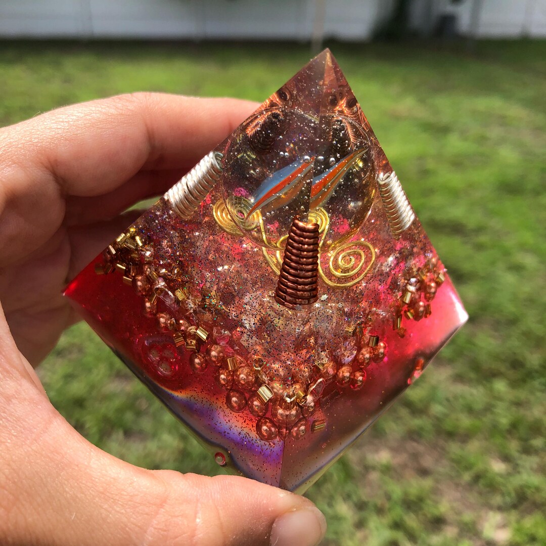 MYSTIC Healing ORGONE PYRAMID - Etsy