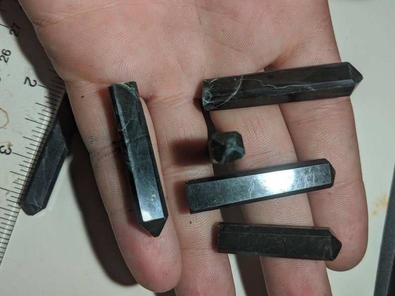 Polished Black Nephrite Jade Stone Tower Obelisk - Etsy