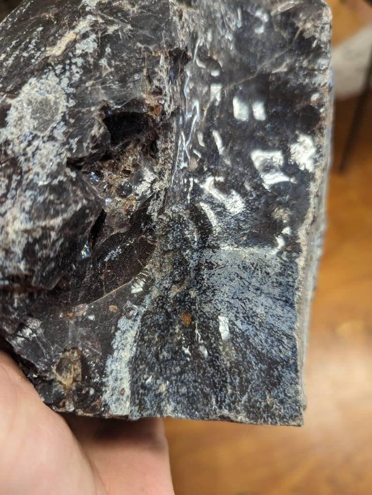 Huge 10.3lb Natural Blue Obsidian Rough Crystal - Etsy