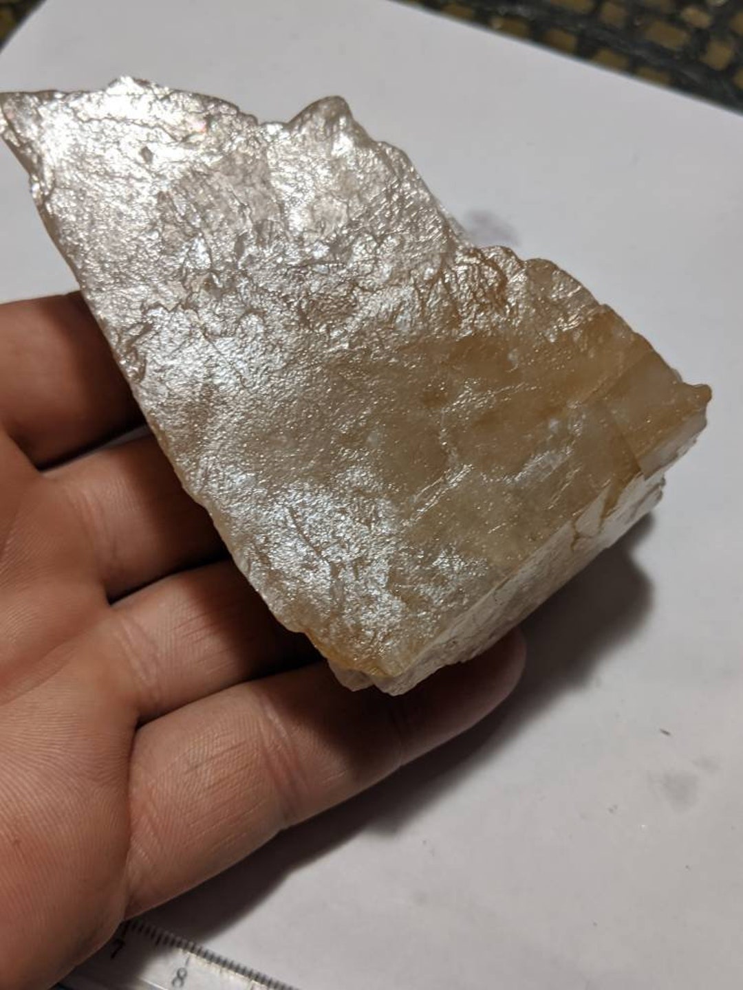 Big Natural Yellow Calcite Crystal, Ft Dodge Iowa - Etsy