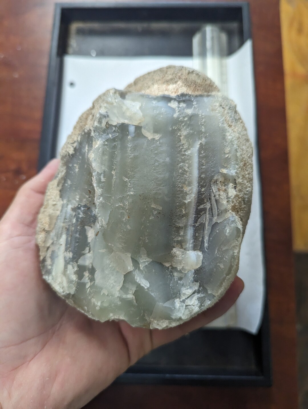 Big 5.2lb Large Agate (onyx?) Geode, Funky Outside, Oldstock - Etsy