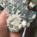 Big Fluorescent Calcite Crystals W Chlorite Ball on Matrix Moncure NC ...