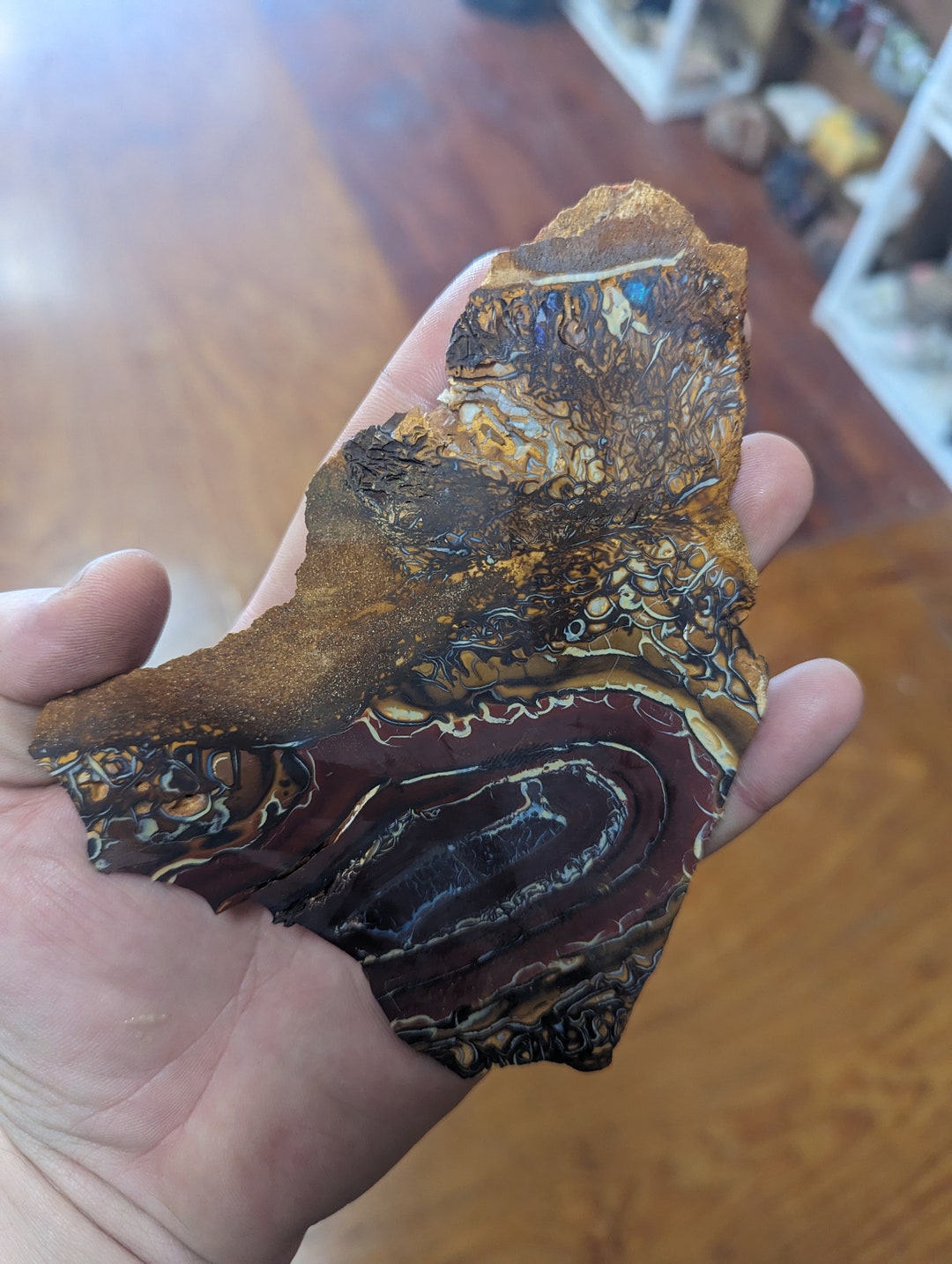 Large Boulder Opal Slab - Etsy