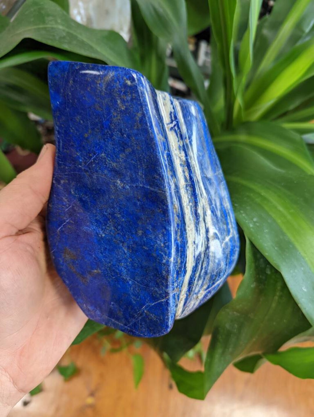 Huge 6.75lb Polished Lapis Lazuli Slab Decorator Piece - Etsy