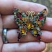 Large Prong Set Vintage Rhinestone Butterfly Brooch Pin - Etsy