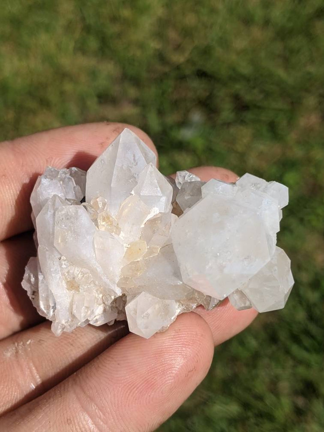 Quartz Crystal Cluster From Rutledge GA Georgia - Etsy