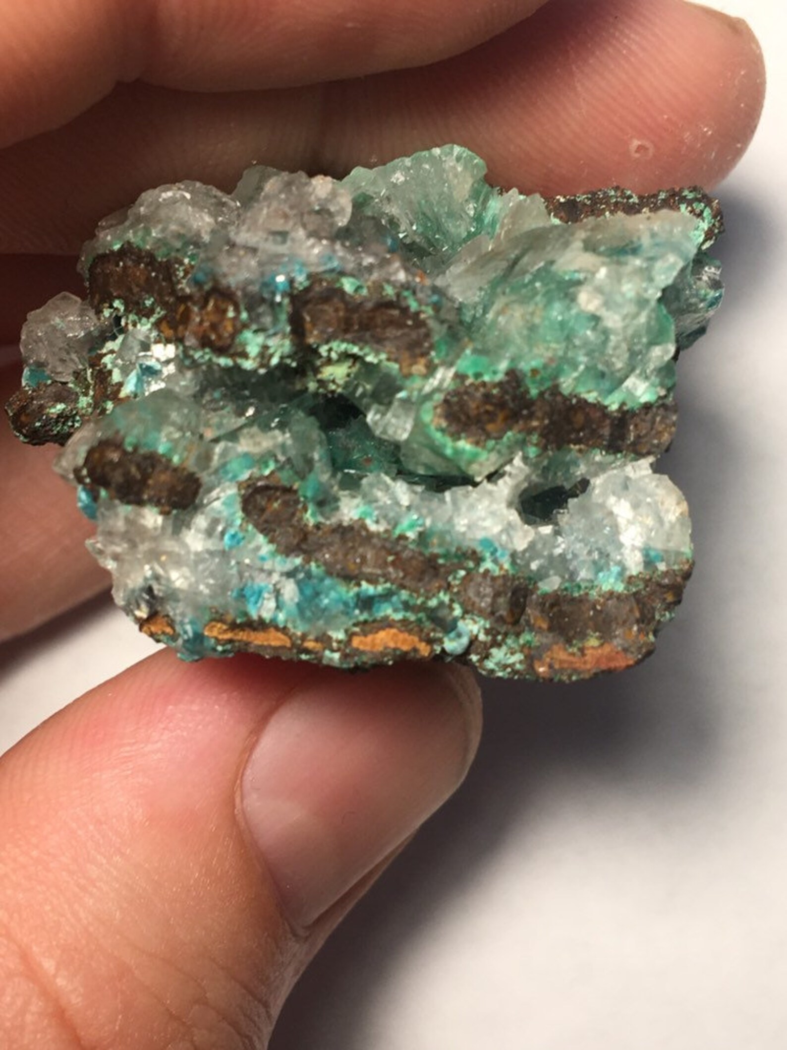 Conichalcite, Selenite and Aurichalcite Crystal Cluster - Etsy