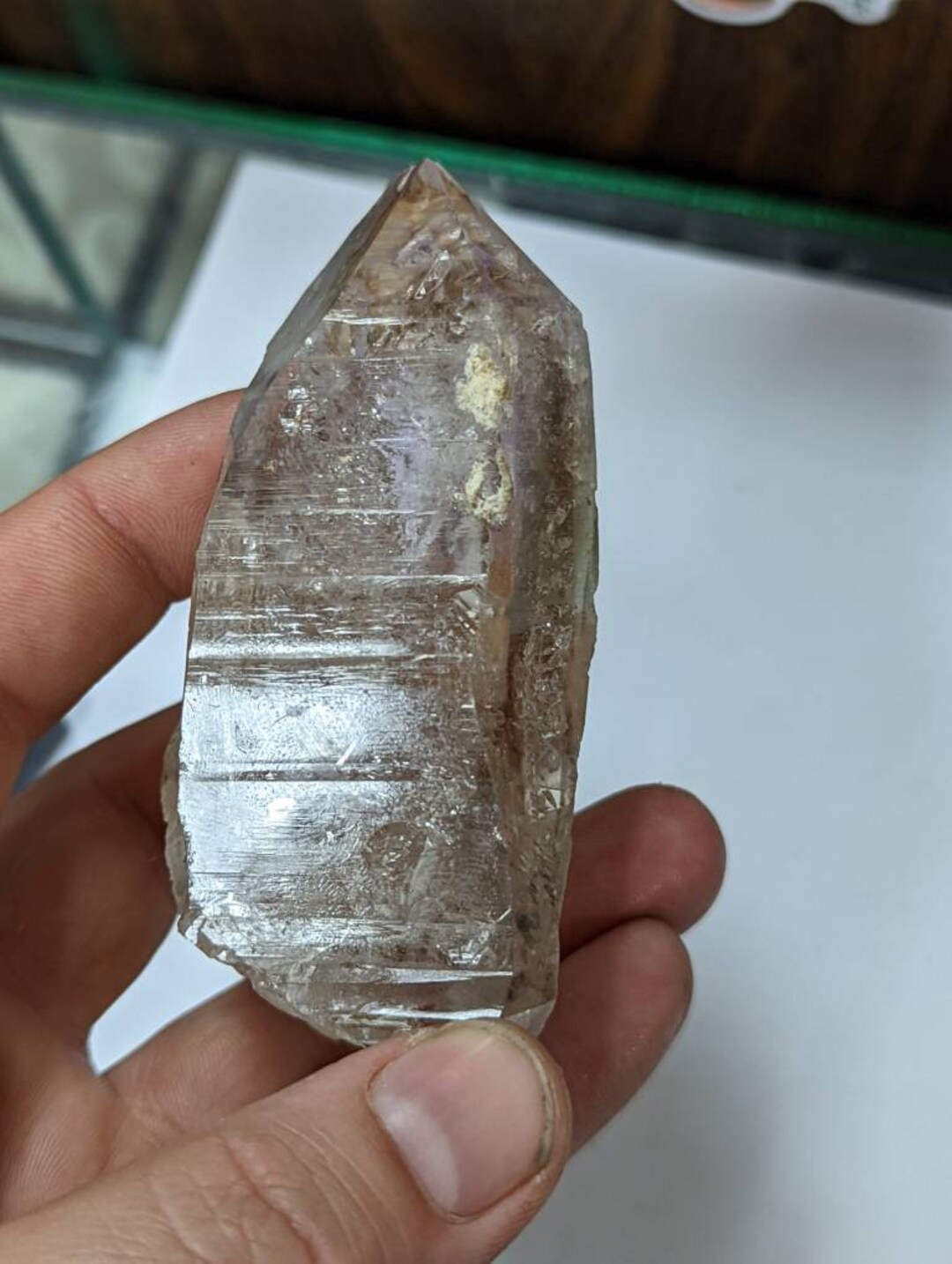 Moving Water Bubble, Large Amethyst Quartz Crystal, Brandenburg - Etsy