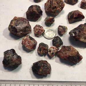 251g Red Zircon Crystal Crystal Parcel - Etsy