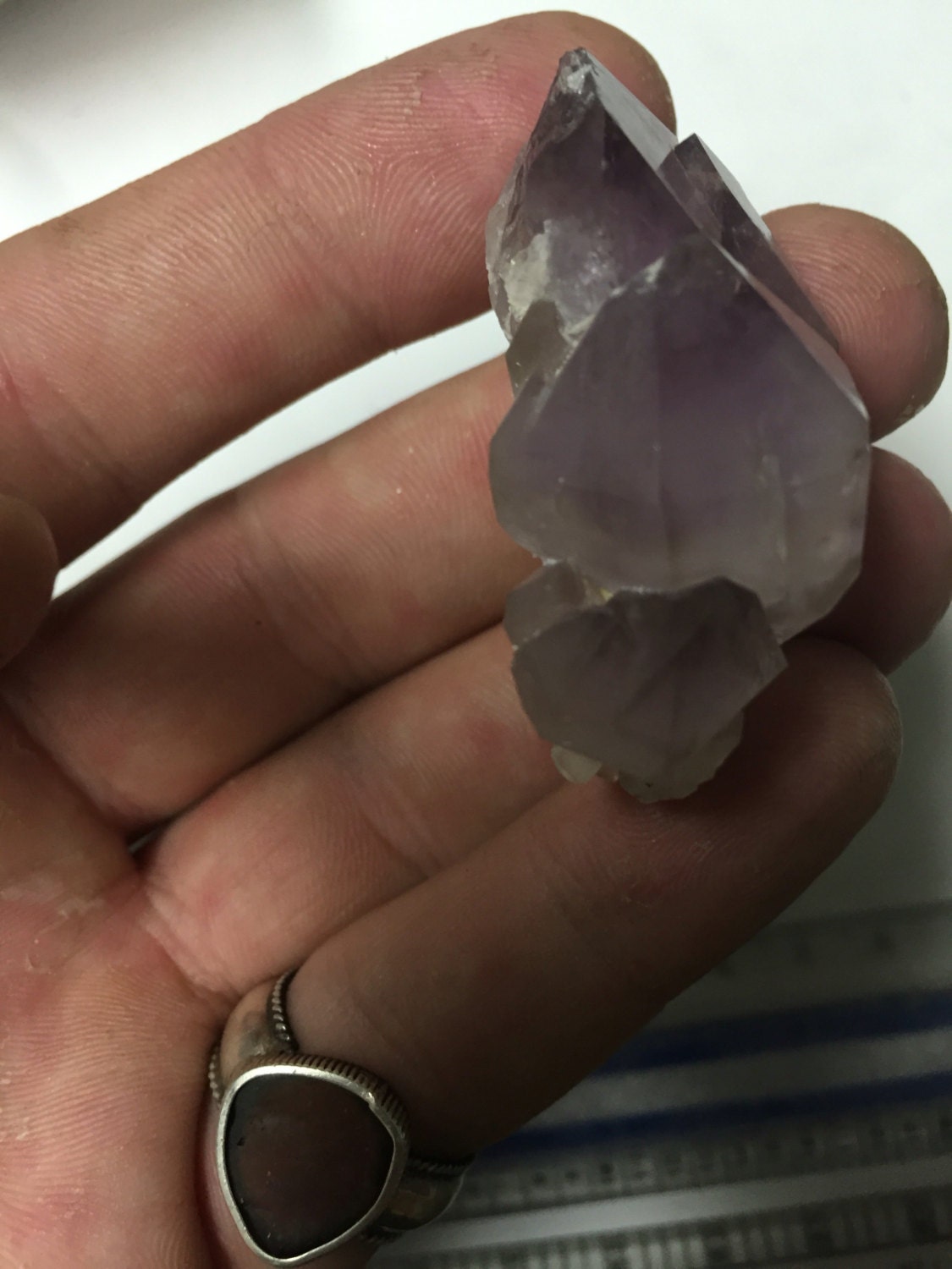 Skeletal Amethyst Crystal Cluster From Reel Mine NC - Etsy