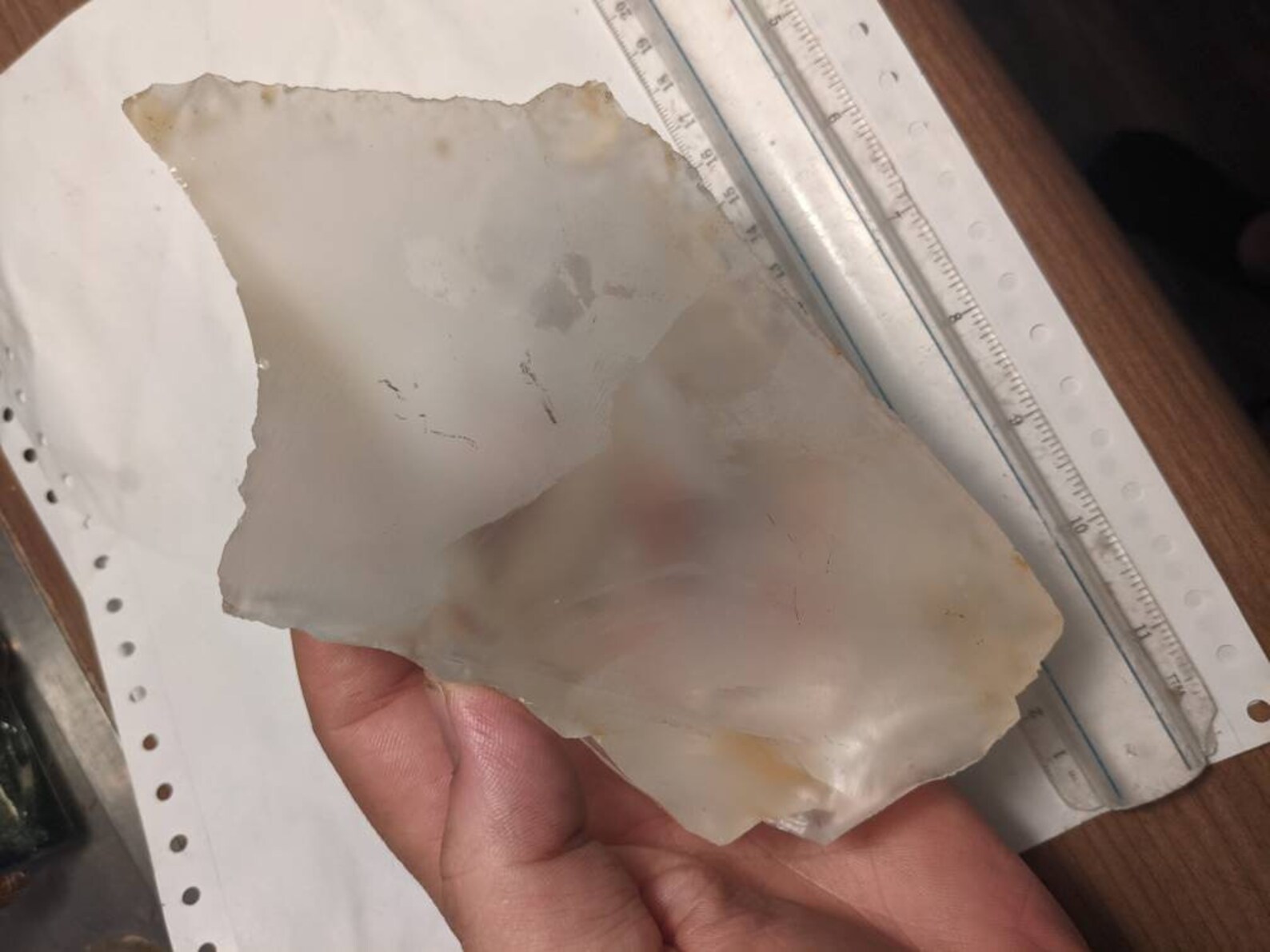 Large Clear Slag Glass 1.6lb Clean for Facet - Etsy