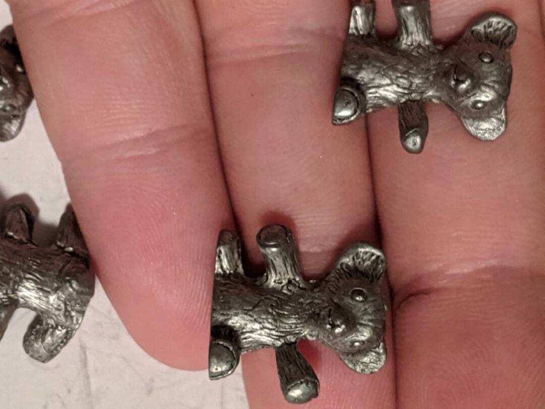 Small Bear Pewter Figurine - Etsy
